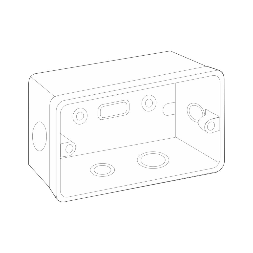 Đế âm & Hộp đậy phòng thấm nước